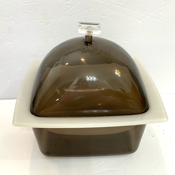 Dining | Vintage Mid Century Modern Smokey Lucite Eagle Ice Bucket Food ...